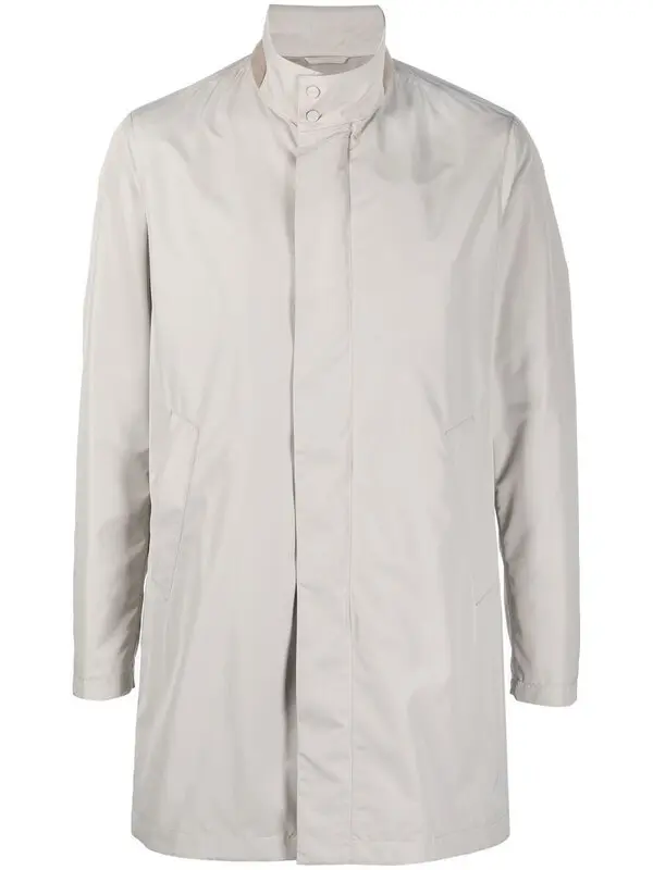 Herno Concealed-fastening Parka Coat