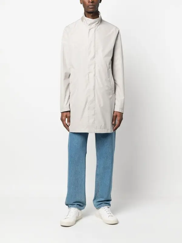 Herno Concealed-fastening Parka Coat