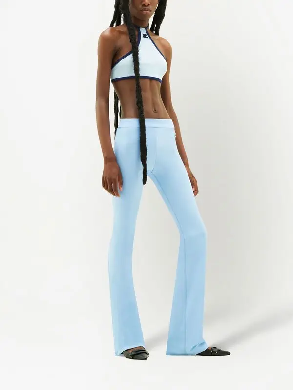 COURREGES Halterneck Cropped Top