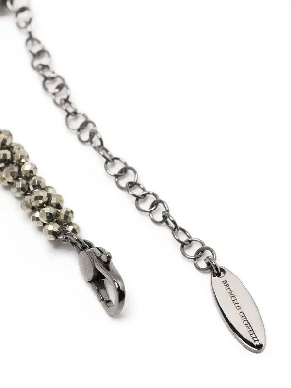 Brunello Cucinelli Beaded Knot Necklace