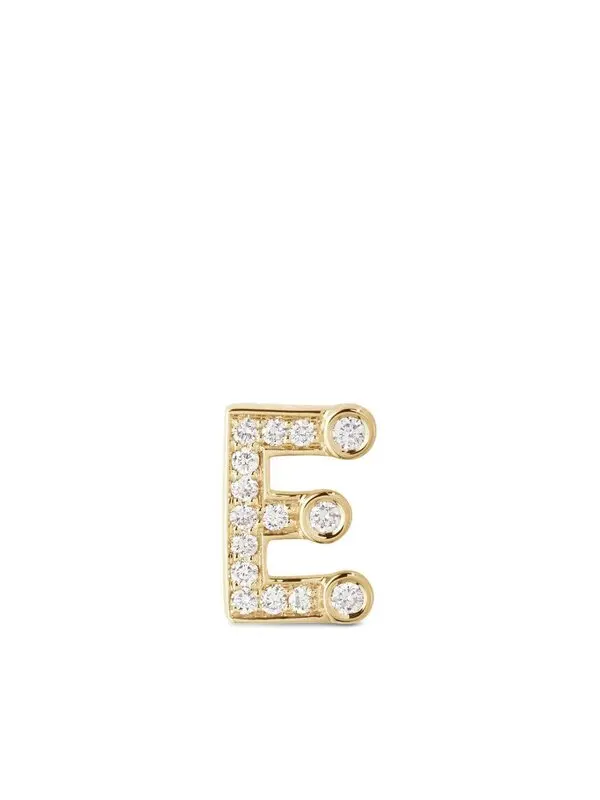 Sophie Bille Brahe 18kt Yellow Petite E Stud Earring - Gold
