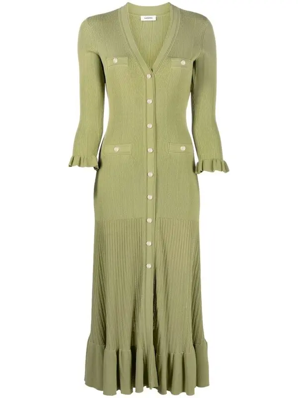 knee length dresses for ladies Ramy Brook Gabby Ribbed Dress main image 1