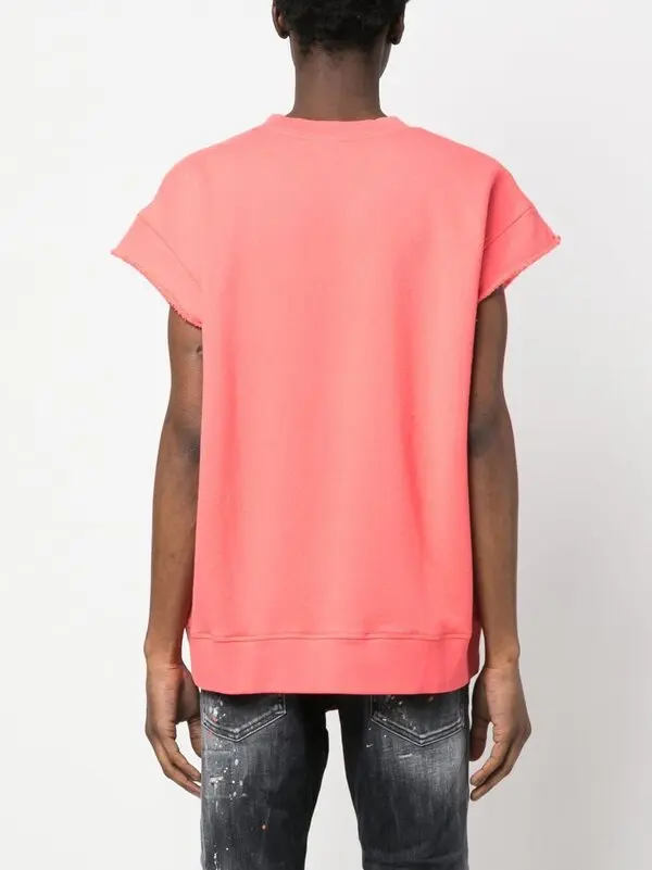 Dsquared2 Sleeveless Logo Print Sweatshirt