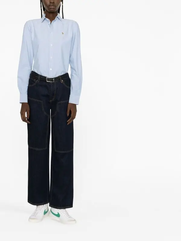 Polo Ralph Lauren Polo Pony Cotton Shirt - Blue