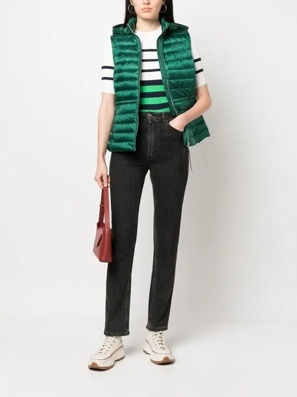 Tommy Hilfiger Zip-up Padded Gilet - Green