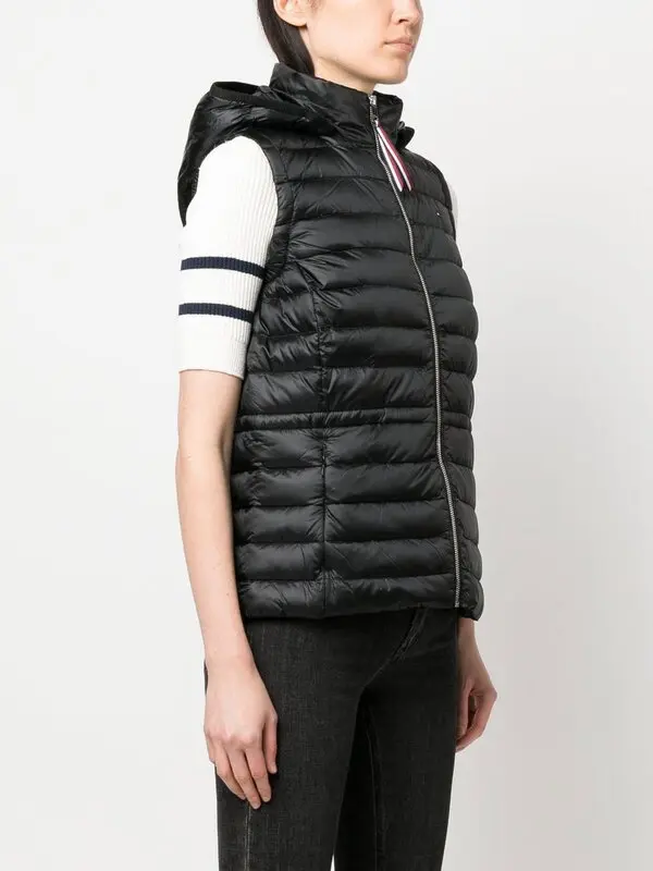 Tommy Hilfiger Zip-up Gilet - Black