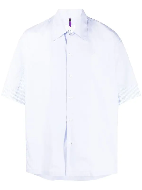 OAMC Short-sleeved Plain Shirt - Blue