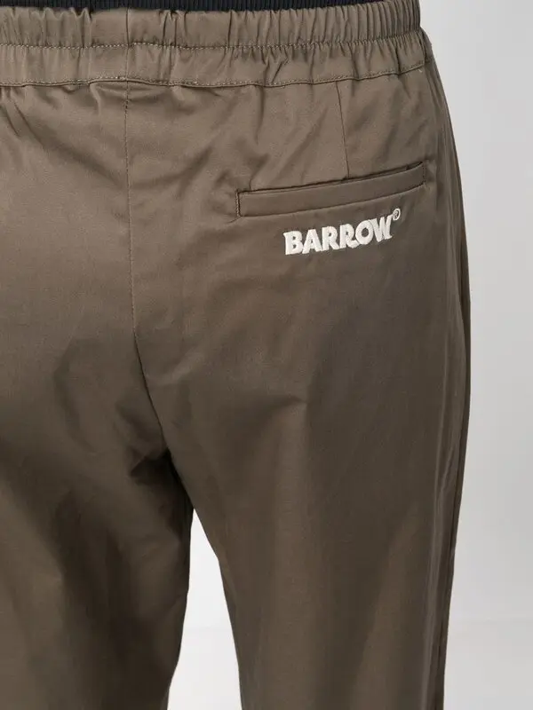 BARROW Elasticated-waist Chino Trousers