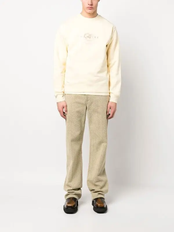 Martine Rose Embroidered Logo Cotton Sweatshirt