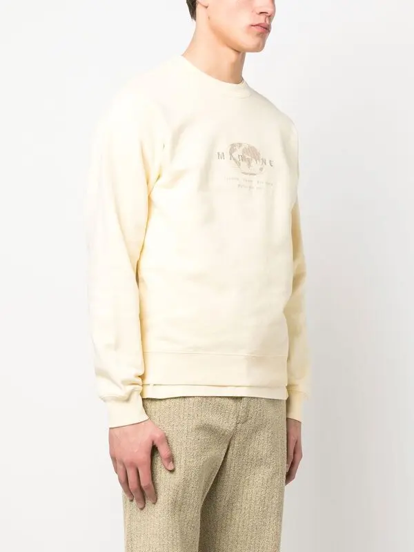Martine Rose Embroidered Logo Cotton Sweatshirt
