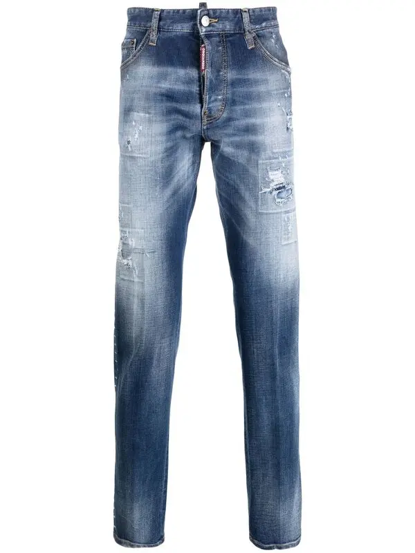 Dsquared2 Distressed Slim-fit Jeans