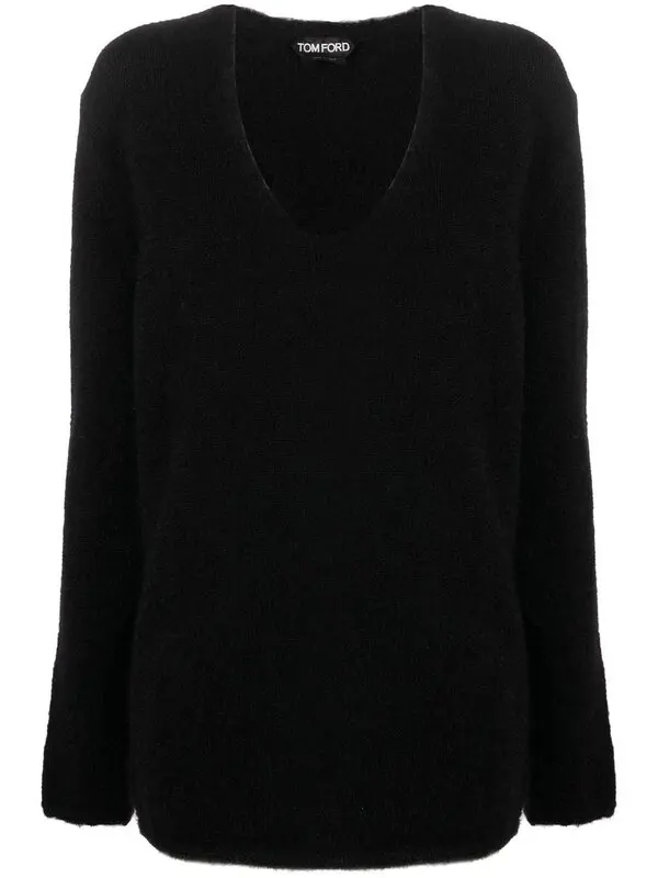 TOM FORD V-neck Knitted Jumper