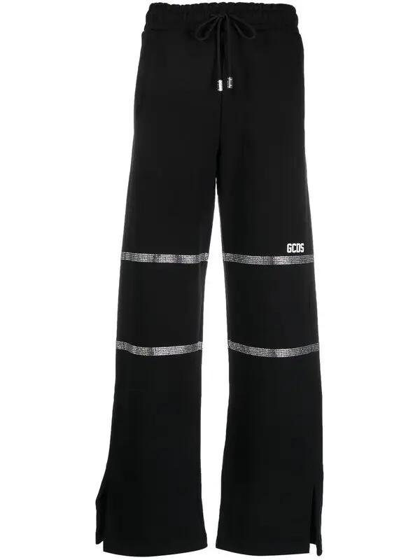 Gcds Rhinestone-embellished Trousers