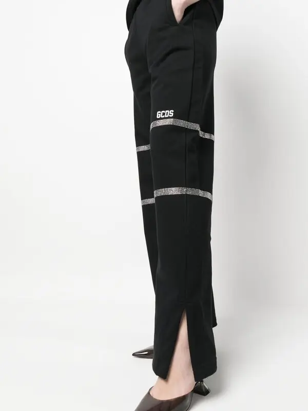 Gcds Rhinestone-embellished Trousers
