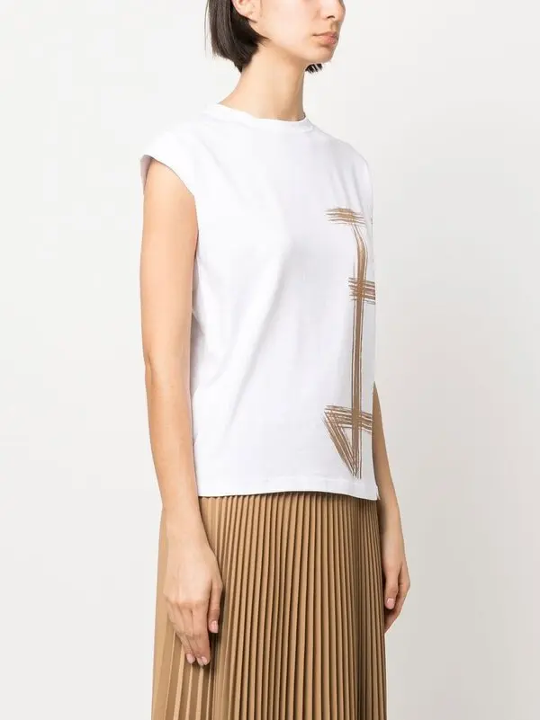 Herno Logo-print Sleeveless Top