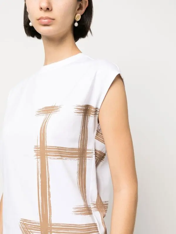 Herno Logo-print Sleeveless Top