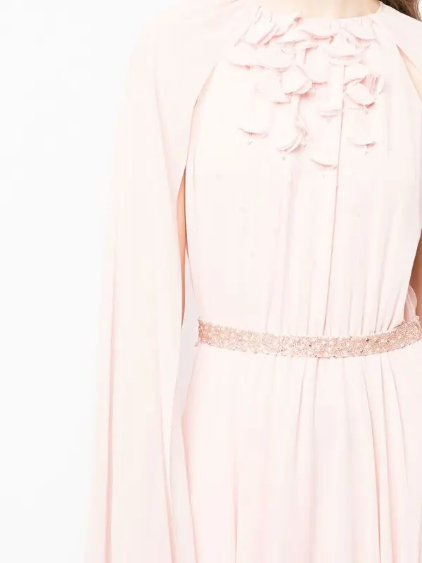 Sachin & Babi Belladonna Cape Gown - Pink