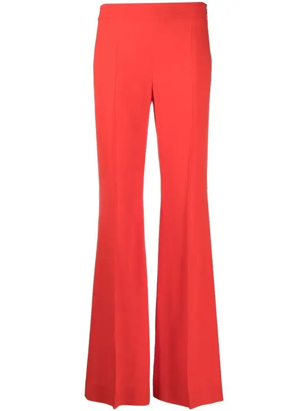 Moschino Pressed-crease Flare Trousers