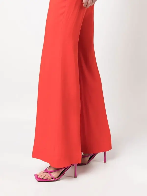 Moschino Pressed-crease Flare Trousers
