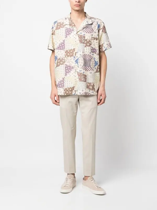 PT TORINO Tapered Tailored Trousers - Neutrals