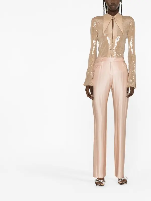Alexandre Vauthier High-waisted Trousers - Pink