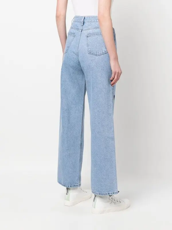 KIMHEKIM Heart-print Flared Jeans