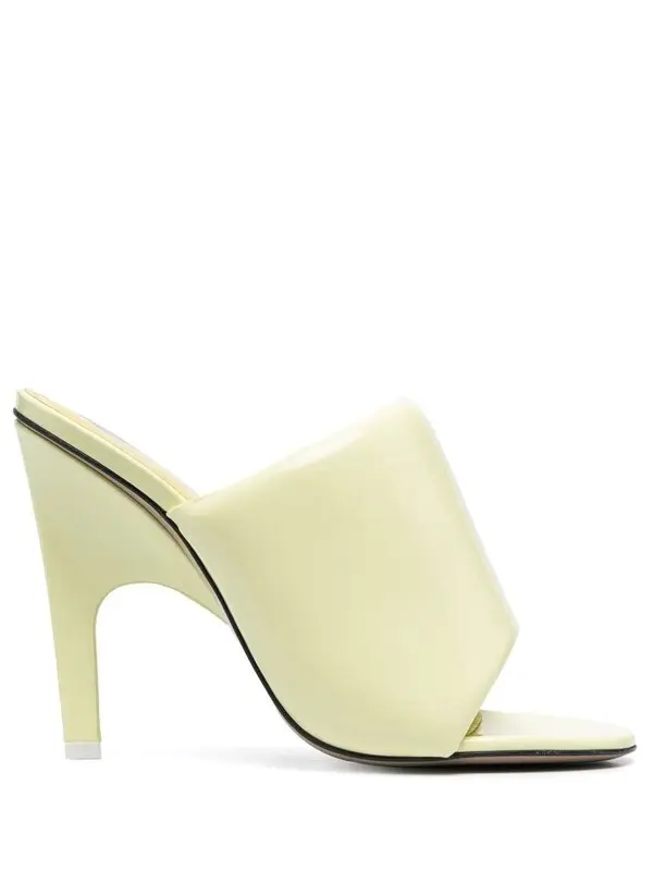 Attico Rem 120mm Mules - Yellow