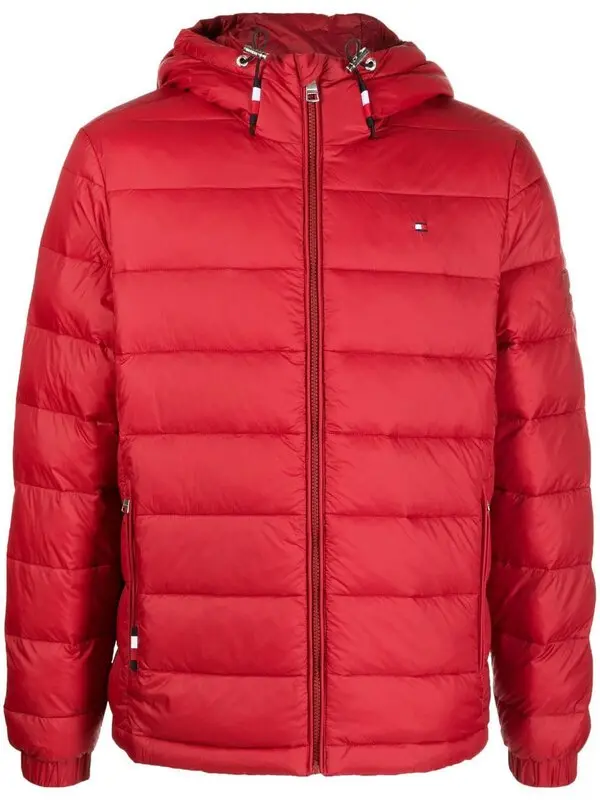 Tommy Hilfiger Zip-up Padded Jacket - Red