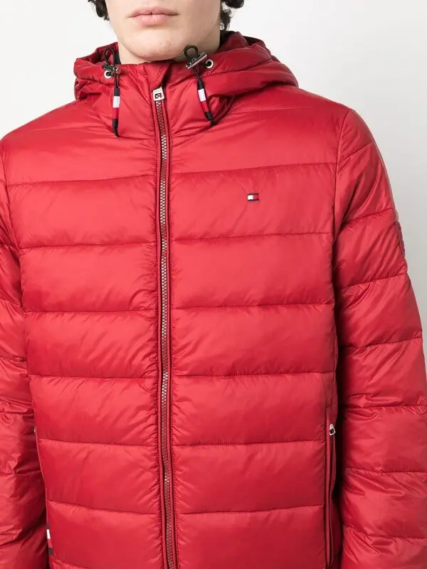 Tommy Hilfiger Zip-up Padded Jacket - Red