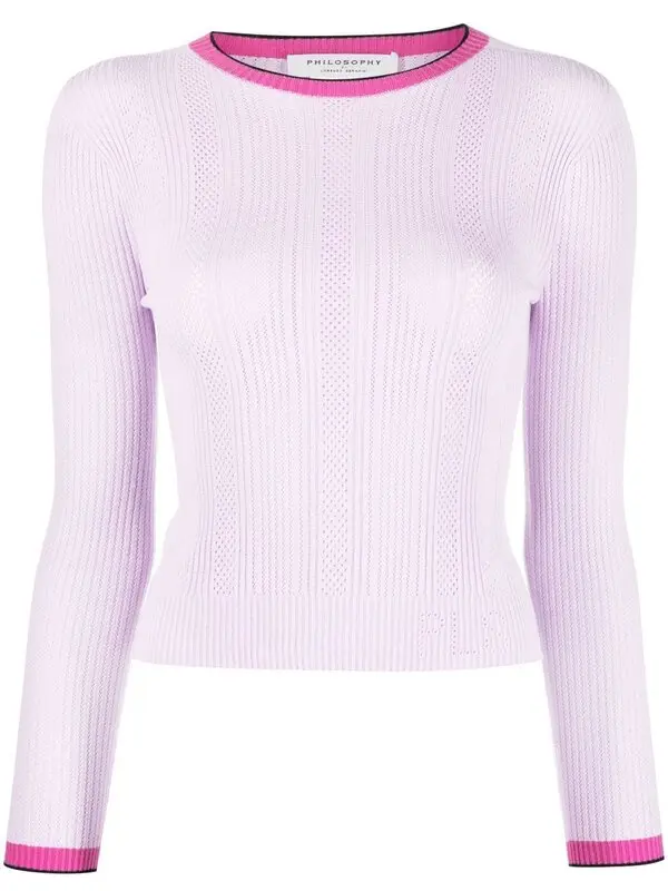 Philosophy Di Lorenzo Serafini Ribbed-knit Top