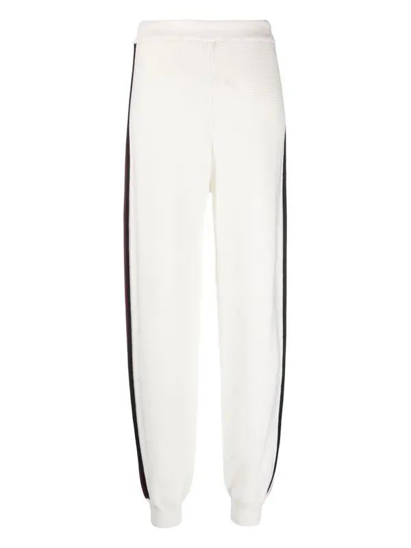 Tommy Hilfiger Side-stripe Track Pants - White