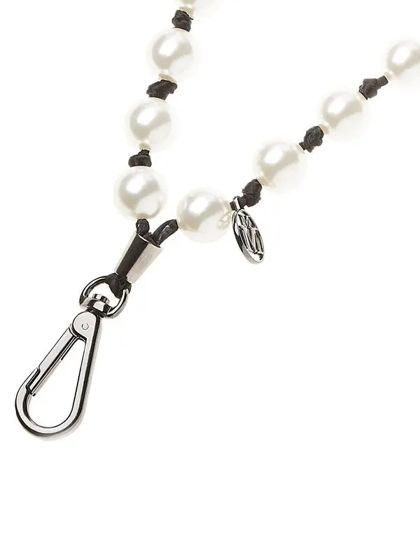 MAISON MICHEL Pearl-design Bag Charm