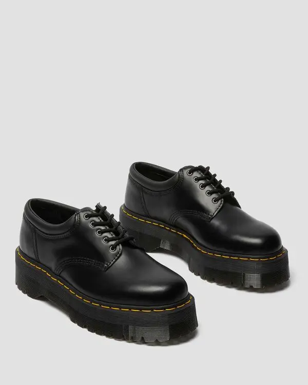 Dr. Martens 8053 Leather Platform Shoes