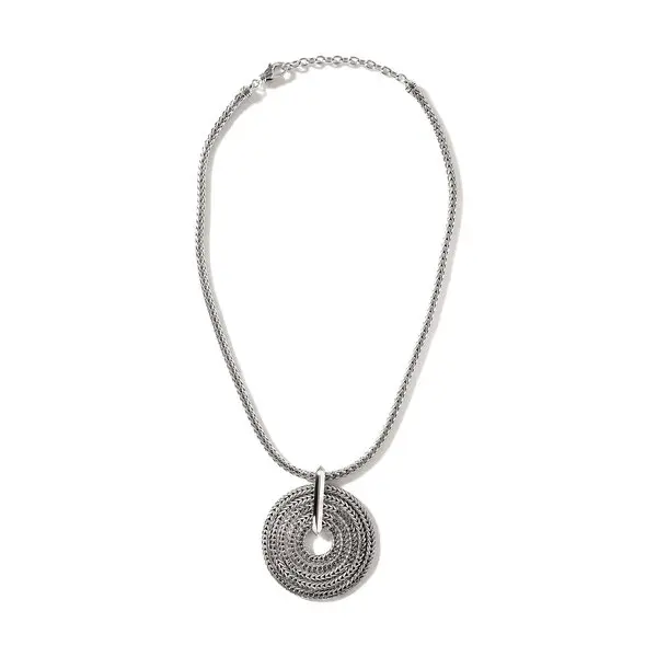 John Hardy Rata Chain Pendant Necklace - Sterling Silver