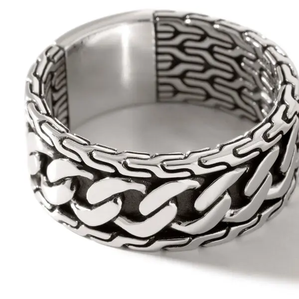John Hardy Curb Chain Band Ring