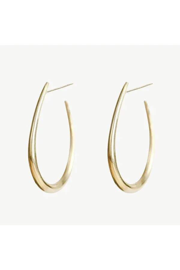 SOKO Mezi Maxi Hoop Earrings - Gold