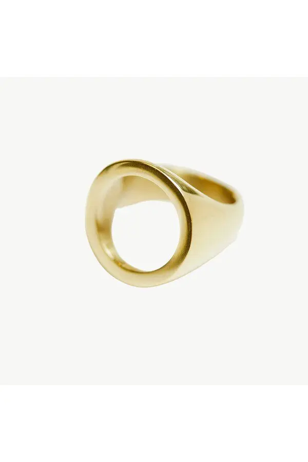 SOKO Open Circle Statement Ring - Gold