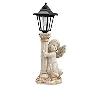 SANTA'S WORKSHOP Inc. 11' Cherub Solar Light Po St - One-color