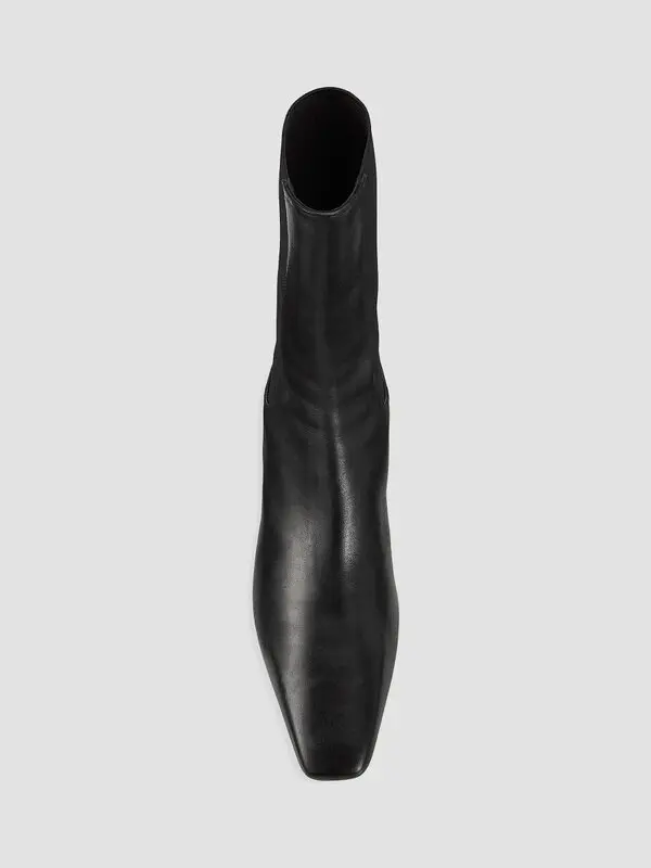TOTEME 50mm Leather Kitten-heel Ankle Boots