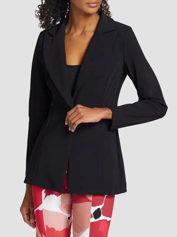Chiara Boni La Petite Robe Alex Jersey Single-button Blazer