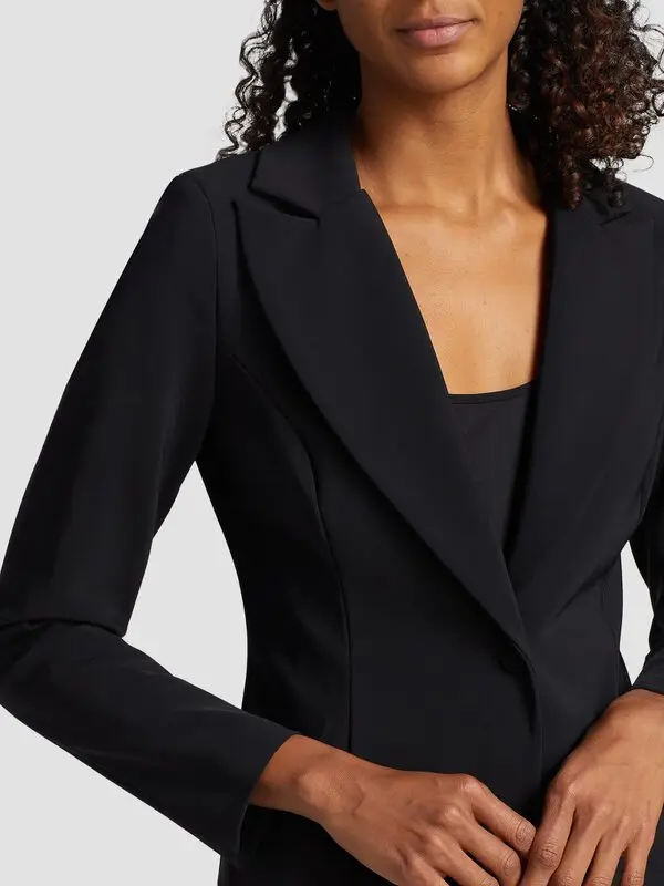 Chiara Boni La Petite Robe Alex Jersey Single-button Blazer