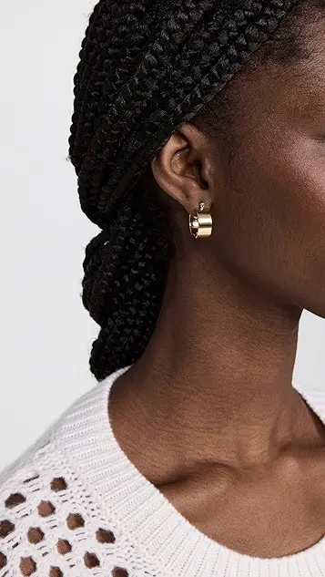 LUV AJ Positano Hoop Earrings