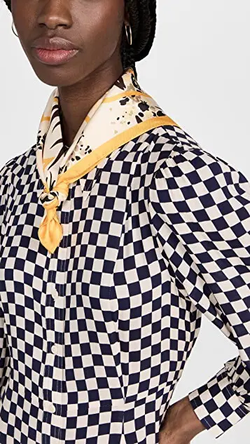 Tory Burch Drip Bouquet Neckerchief
