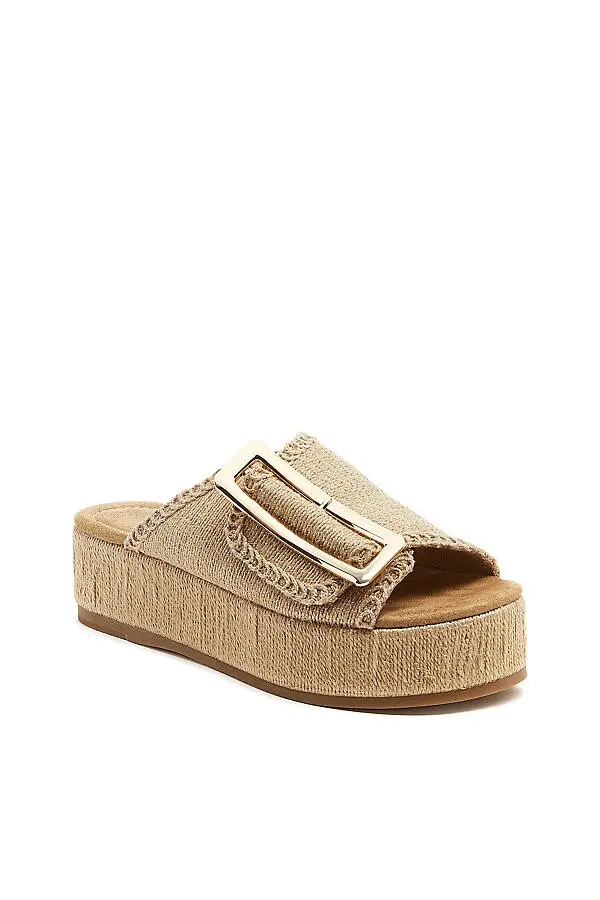 KELSI DAGGER BROOKLYN Dover Platform Sandals - Neutral