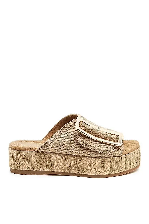 KELSI DAGGER BROOKLYN Dover Platform Sandals - Neutral
