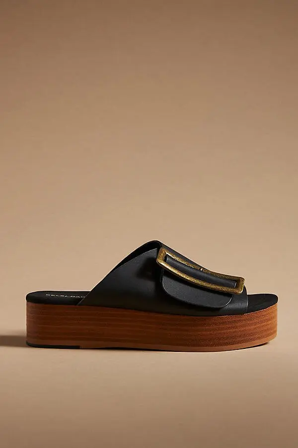 KELSI DAGGER BROOKLYN Dover Platform Sandals - Off-black