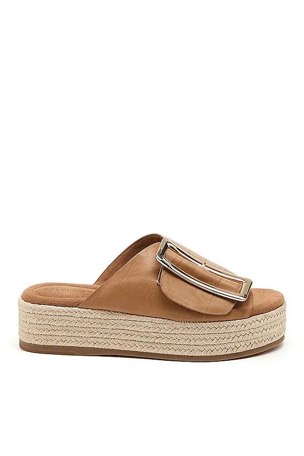 KELSI DAGGER BROOKLYN Dover Platform Sandals - Tan