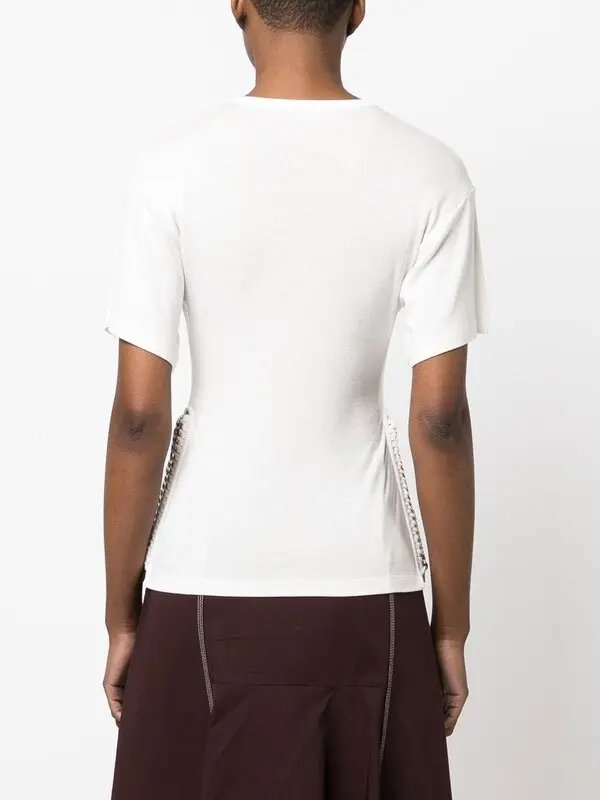 Stella McCartney Chain-link T-shirt - White
