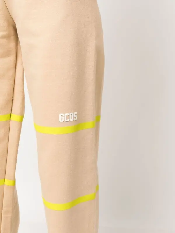 Gcds Stripe Detail Cotton Sweatpants
