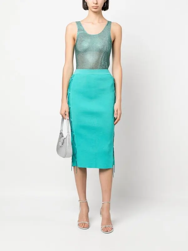 Giuseppe Di Morabito Rhinestone-embellished Tank Top - Blue